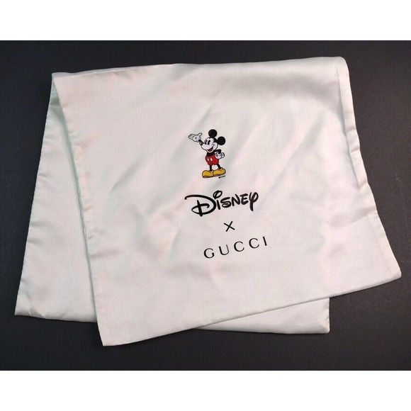 Gucci | Bags | Disney X Gucci Mickey Mouse Dust Bag White Sateen ...
